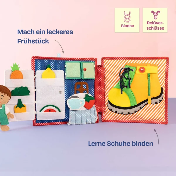 Jolly Designs Hey Du! - 6 Seiten Quiet Book | Schmid Kinderwagen